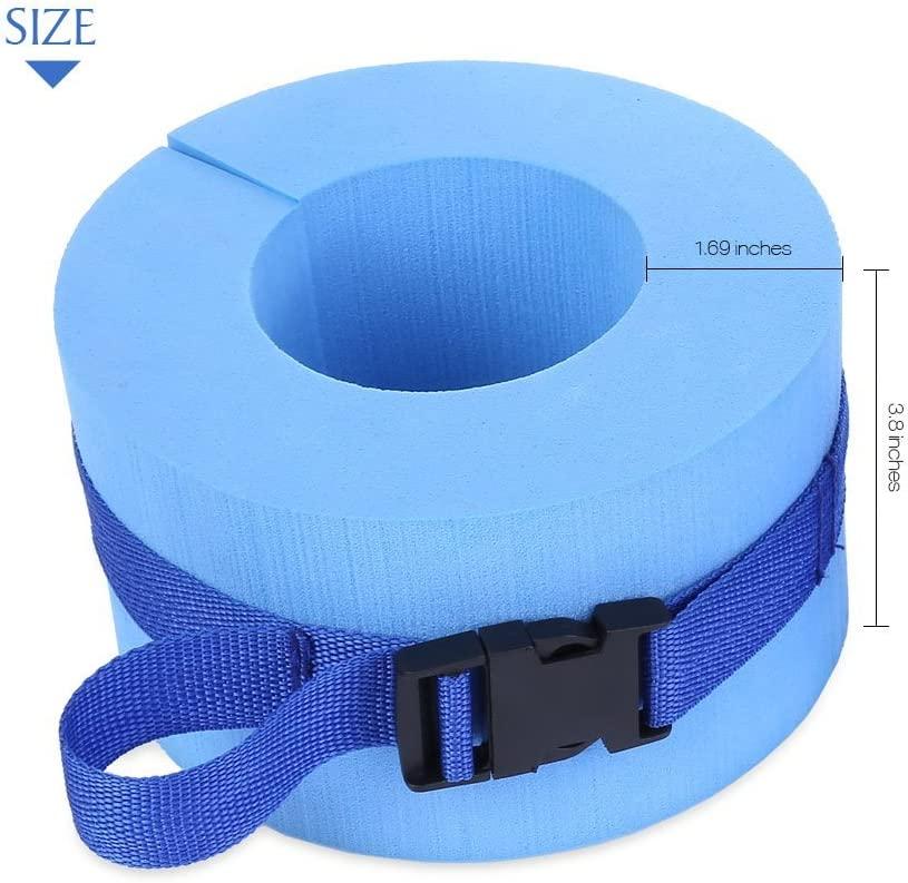 Swim Exercise Aqua Cuffs Set - Foam Water Aerobics Belts for Ankles ...
