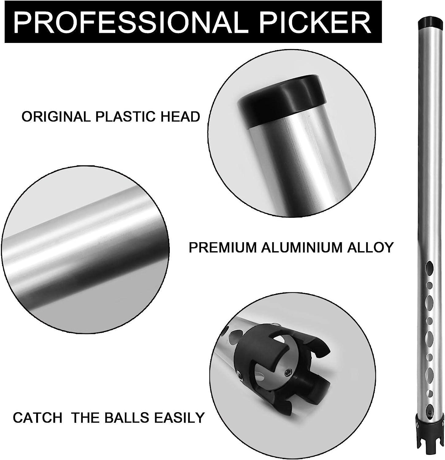 FINGER TEN Golf Ball Retriever Shagger Tube - Aluminum Can Hold 23 ...