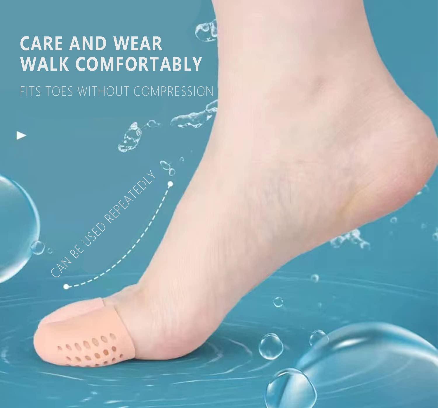 DADYOUPIN Toe Protectors Toe caps 12 Pieces Breathable to Relieve ...