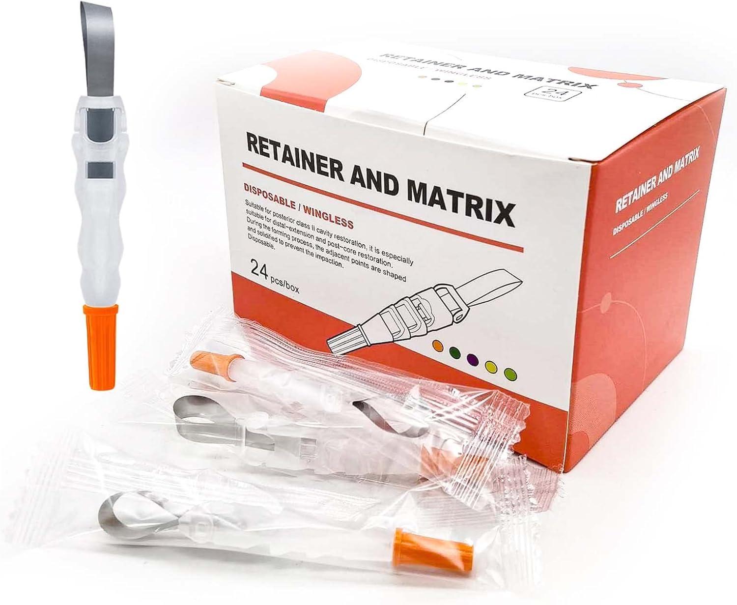 Dental Matrix Bands 24pcs Metal Restoration Matrix Band with 180 ...