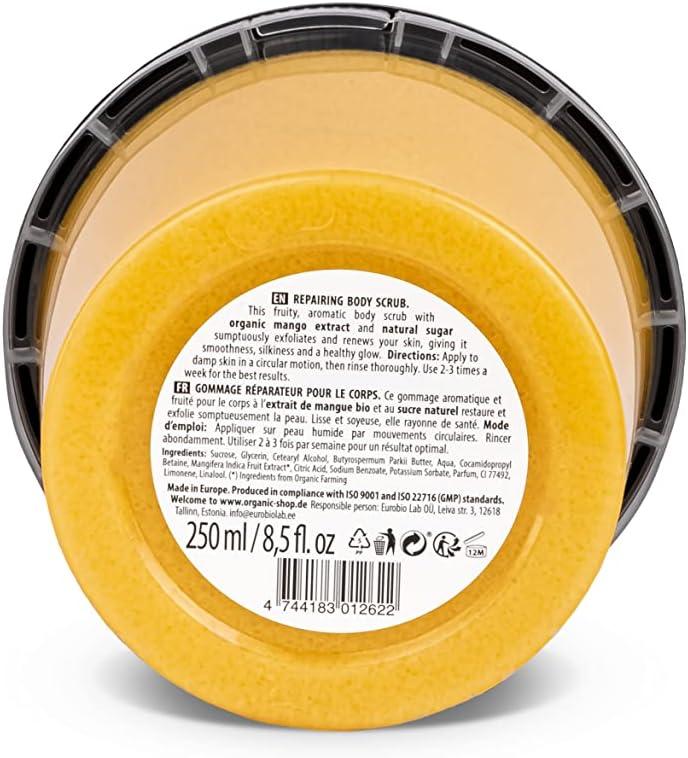Organic Shop Kenyan Mango Body Scrub 250ml - Natural Mango Exfoliating ...