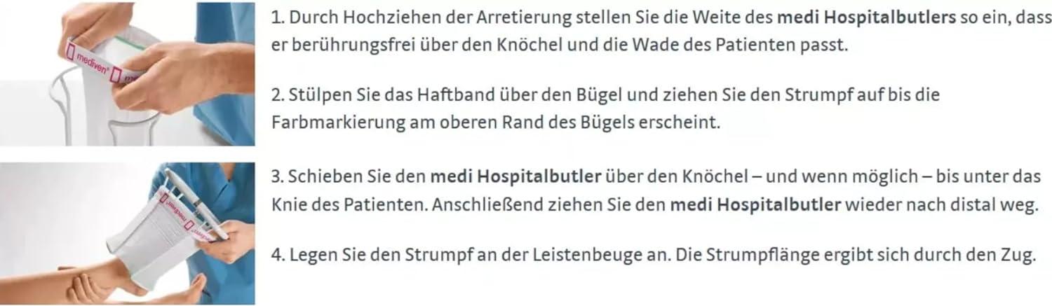 Medi Hospital Butler Wide - Adjustable Medical Compression Stocking Aid ...