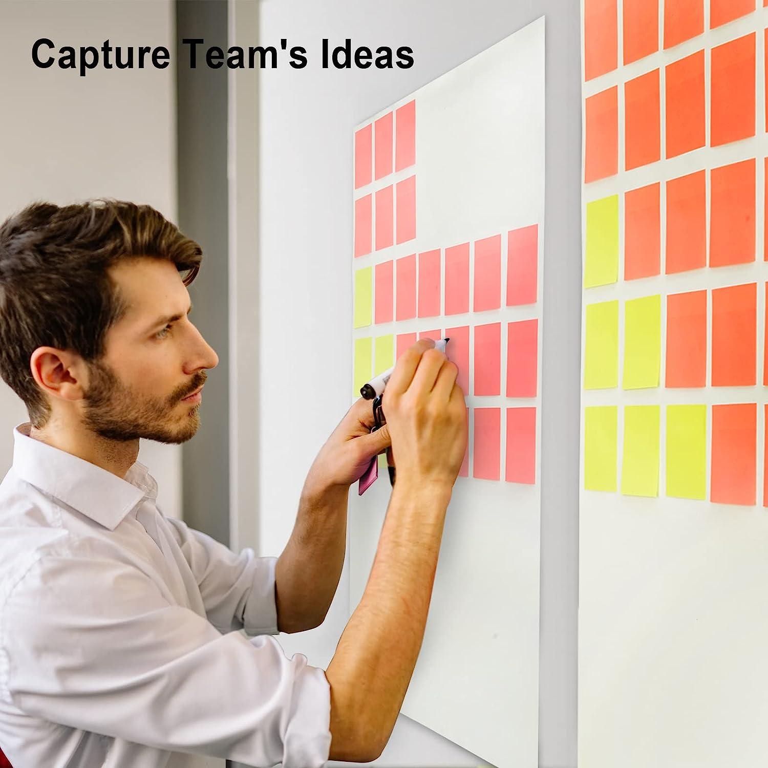 Comix Sticky Easel Pad 25x30 - Large Self Stick Flip Chart Paper for Teachers - 30 Sheets/Pad, 2 ...