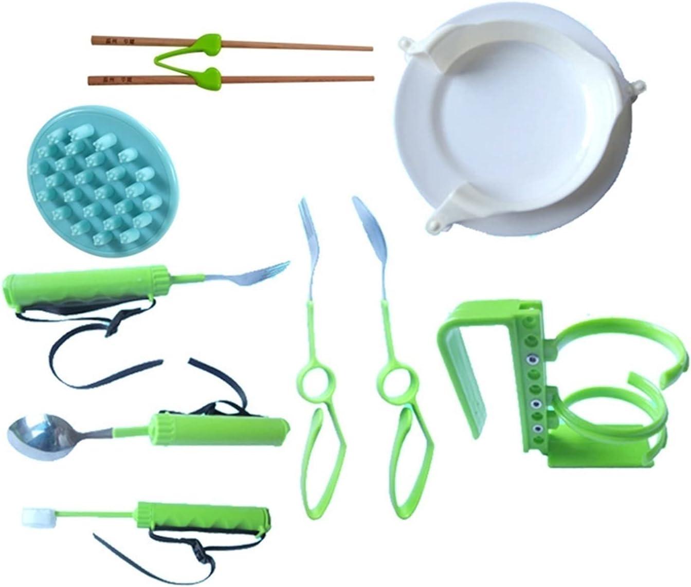 Special Supplies Adaptive Utensils (9-Piece Kitchen Set) Wide Arthritis ...