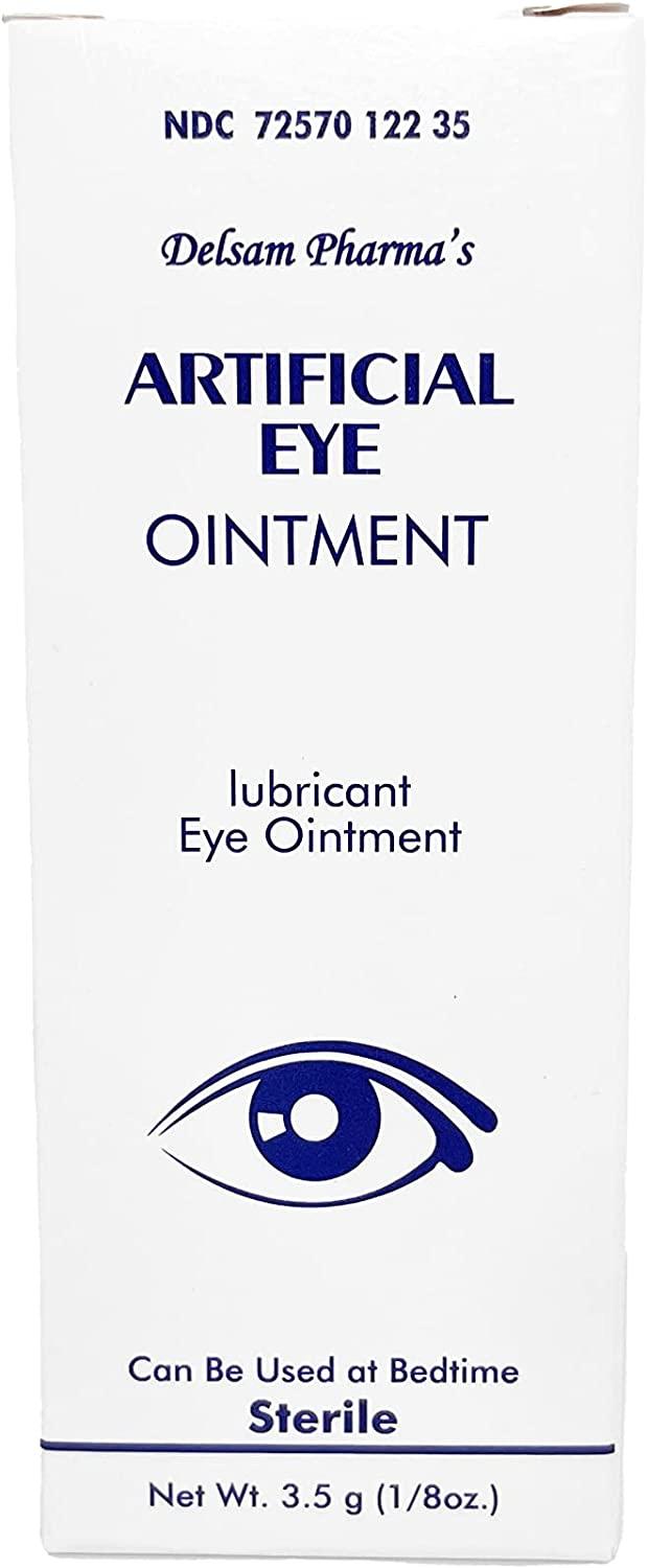 Delsam Pharmas Artificial Eye Ointment - Lubricated Eye Ointment for ...