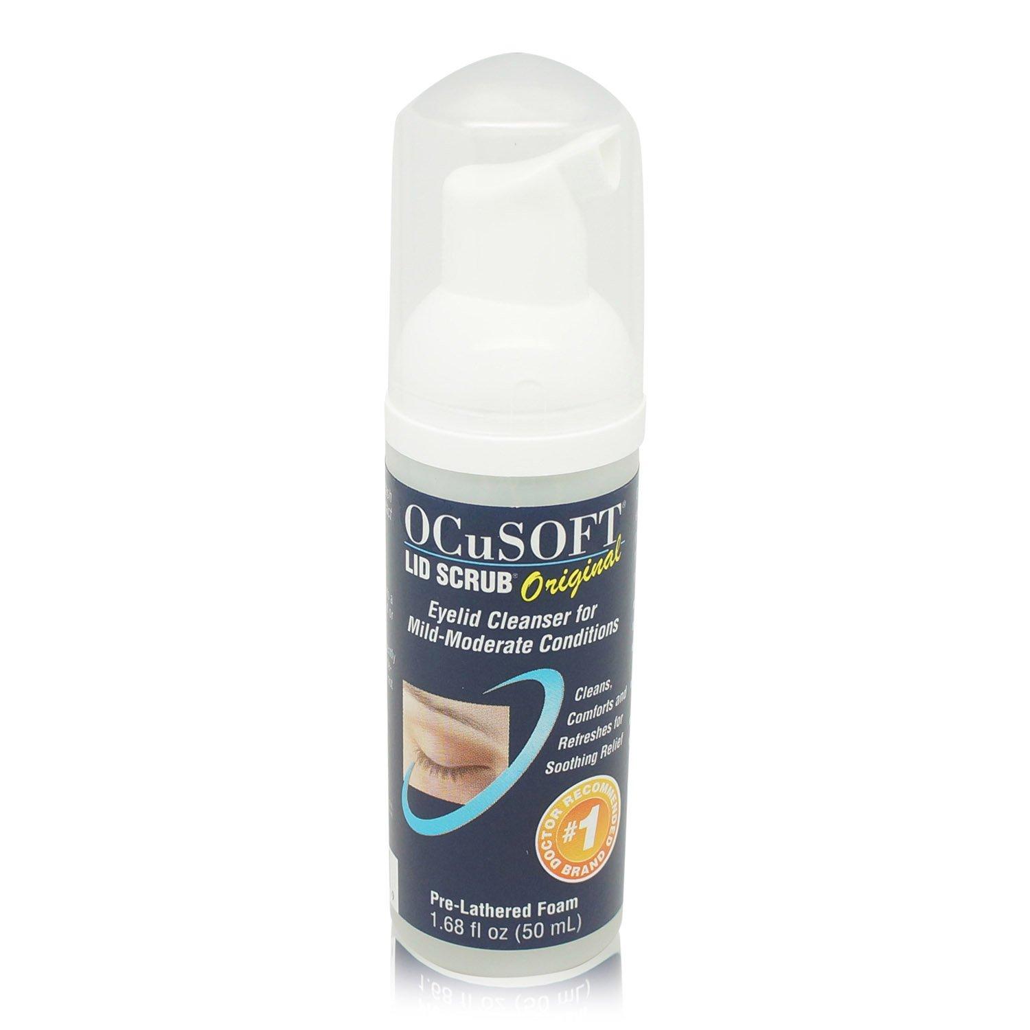 Ocusoft Eyelid Scrub Foaming Cleanser - 50ml | Original Formula by ...