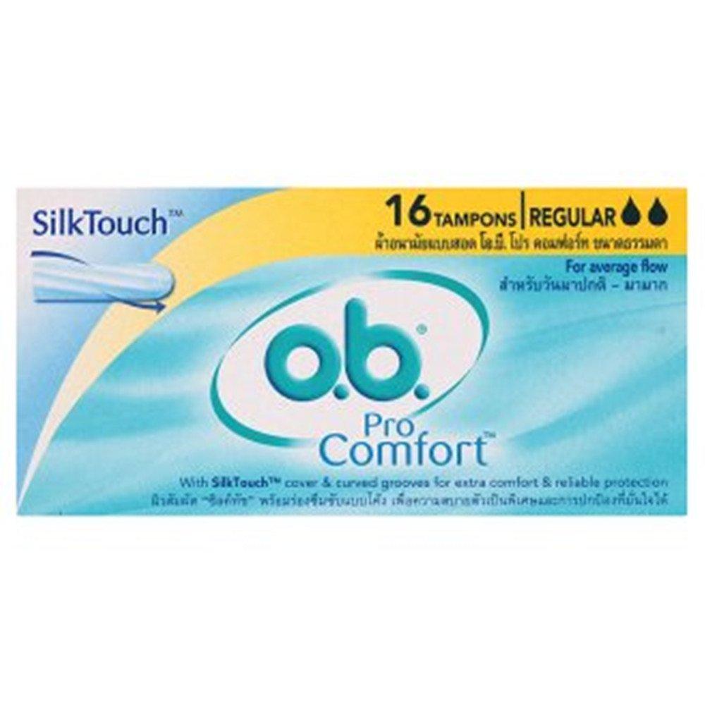 O.b. Pro Comfort Regular 16 Tampons - Sanitary Napkin for Ultimate Comfort | Buy Now with ...