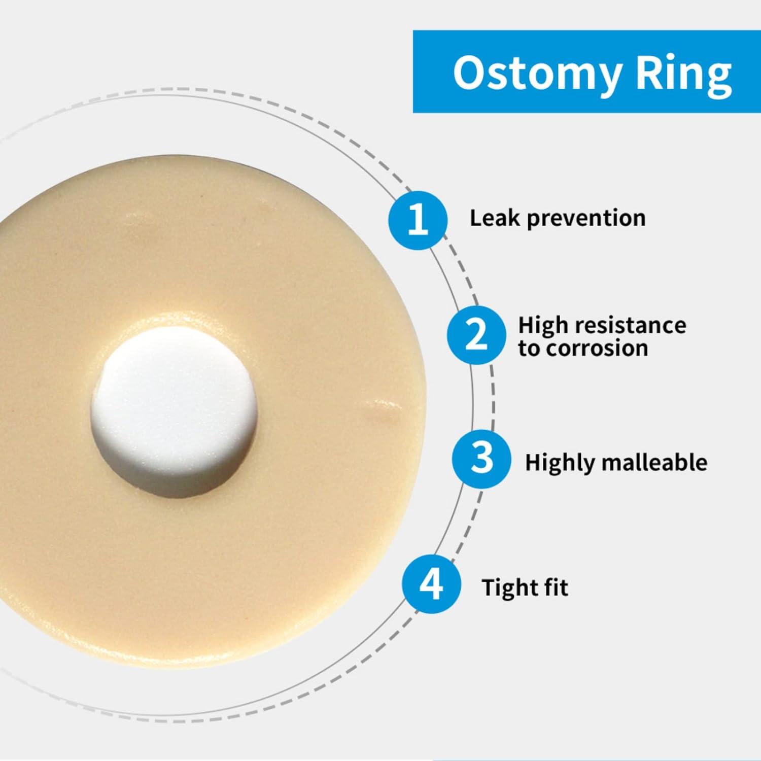 Ostomy Barrier Rings - 10 Pack | Compatible with All Stoma Bags | 2mm ...