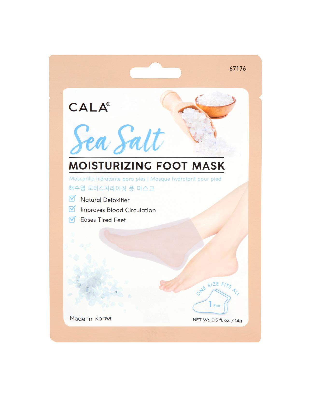 Cala Sea Salt Moisturizing Foot Mask - 3 Count | Hydrating Foot ...