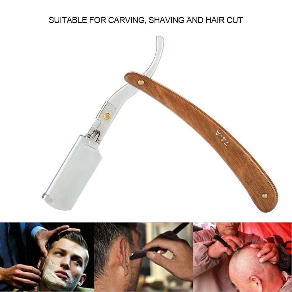 Nunafey 1mm Razor with Blade - Durable Classic Safety Razor | Folding ...