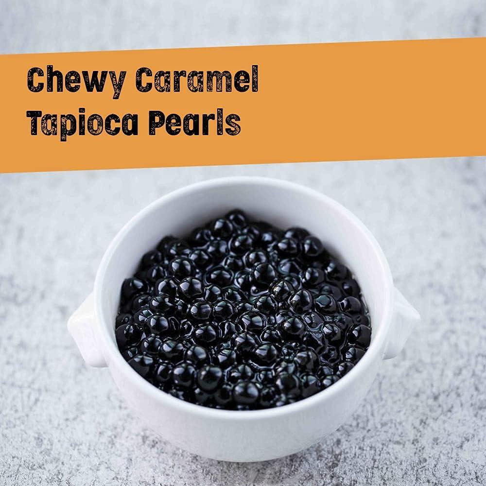 Black Tapioca Pearls for Bubble Tea Drink 3KG Gluten Free Brown Sugar ...