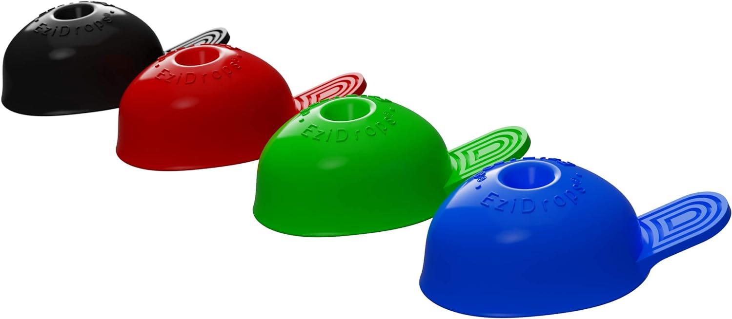 EziDrops - Easy Eye Drop Applicator for Safe and Easy Vision Care (Red ...