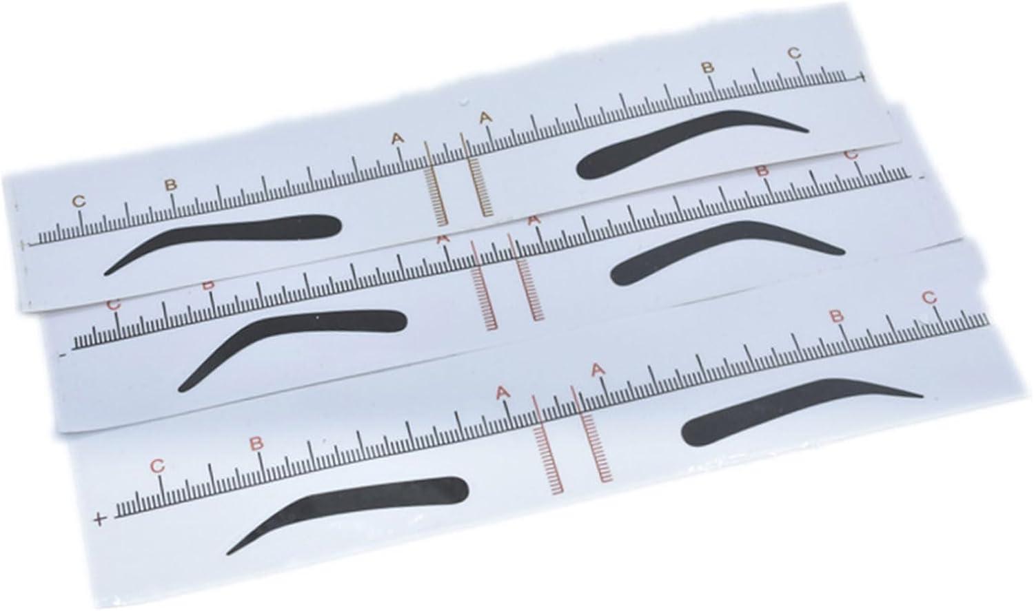 Professional Eyebrow Measurement Position Ruler Guide Device Achieve