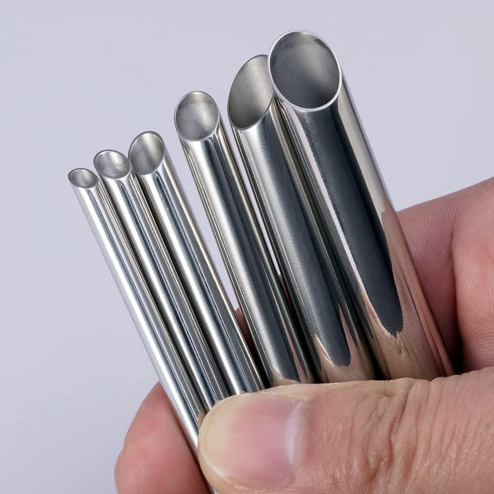 DJCIW 2G Receiving Tubes for Piercing Needles, 316L Surgical Stainless ...