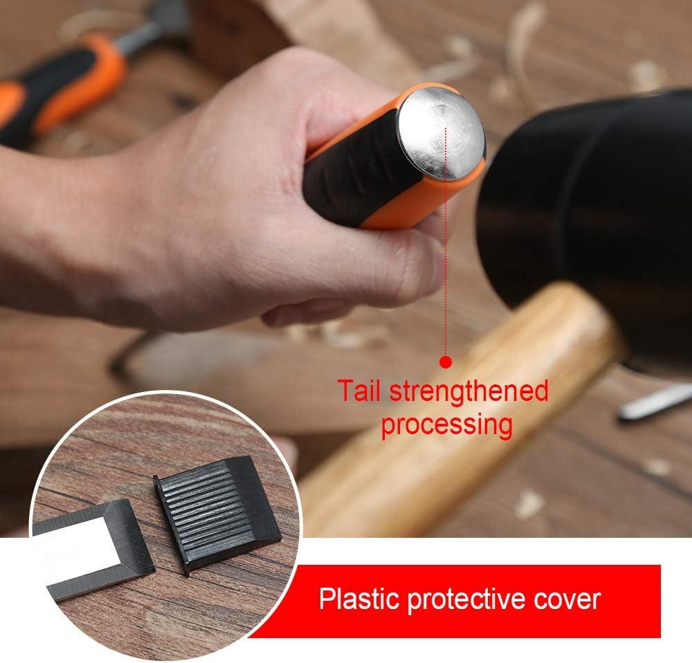 V VONTOX 8 Pcs Wood Chisel Set Wood Chisel & Honing Guide & Sharpening ...