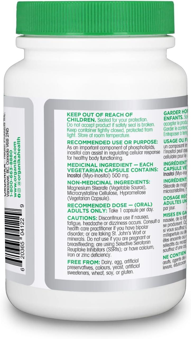 Organika Inositol (Myo-Inositol)- Cellular Response Mood Balance ...