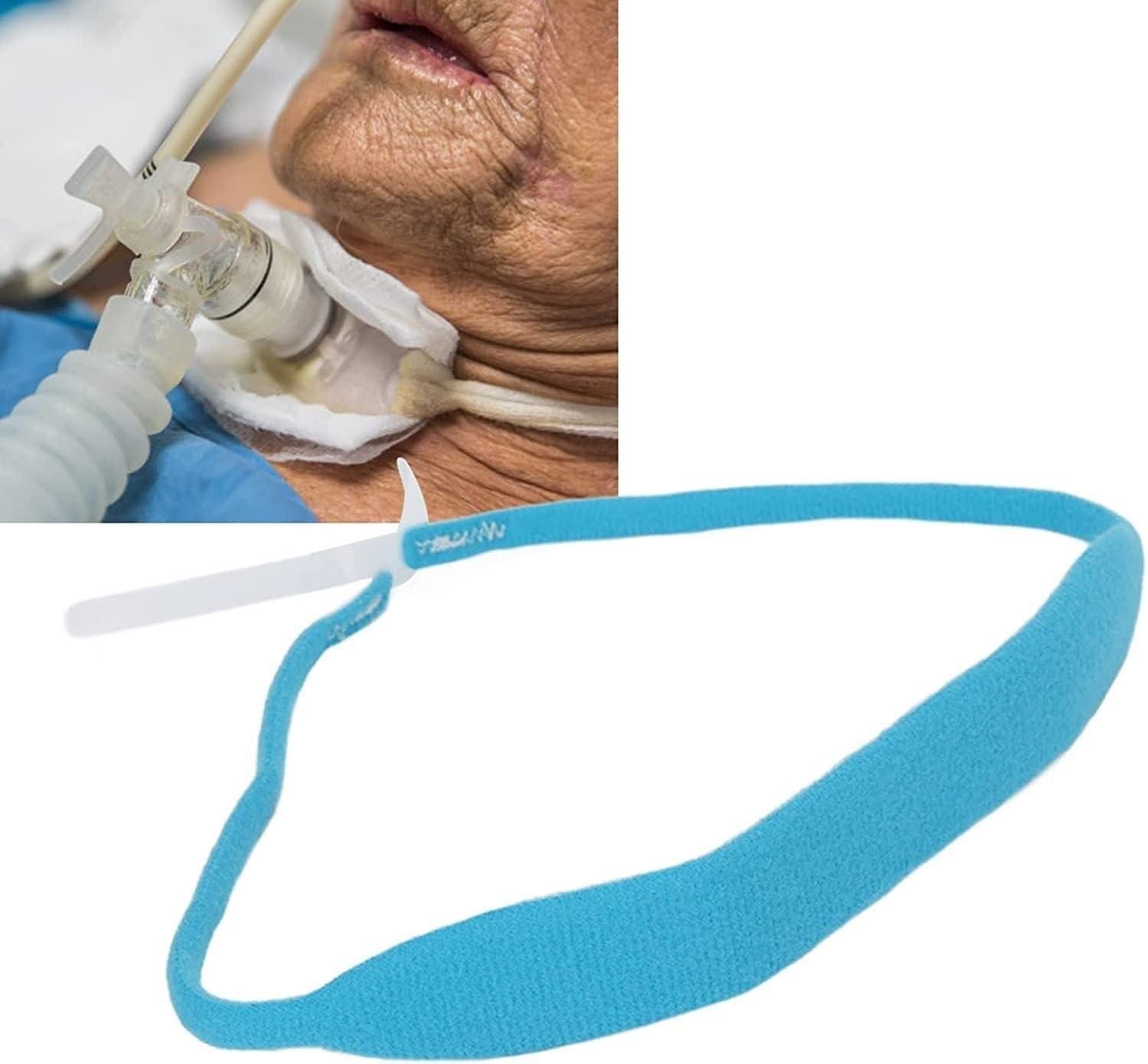 Tracheostomy Collar Sponge & Neck Recovery Bands - 5 Piece Tube Holder ...