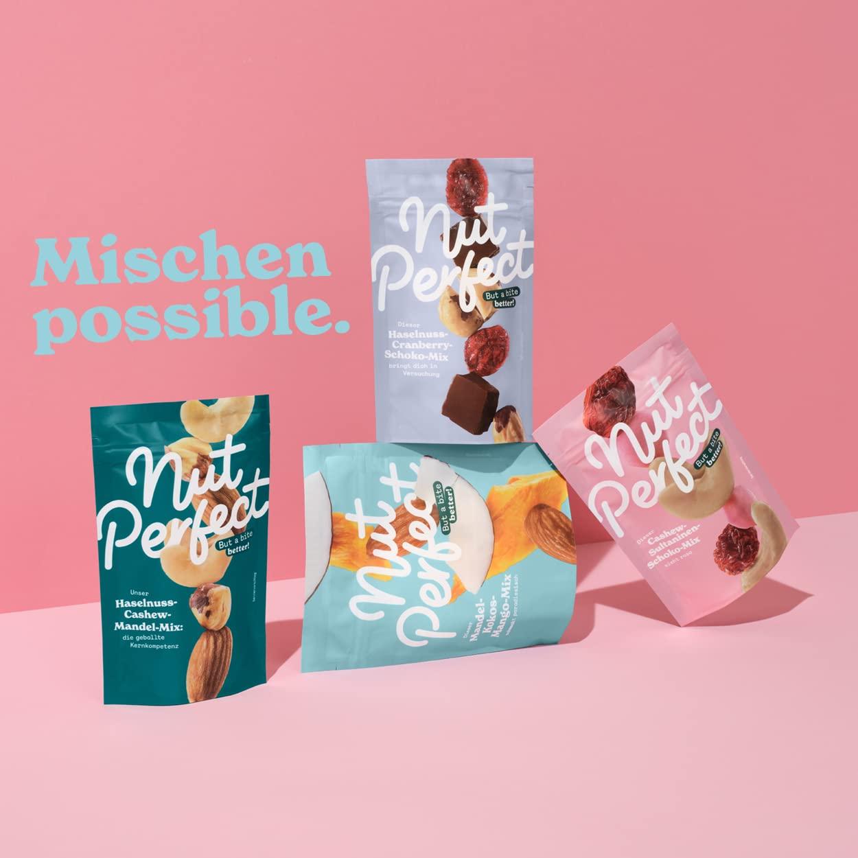 Nut Perfect | Cashew Sultanine Chocolate Mix | Crunchy Rosa Ruby ...