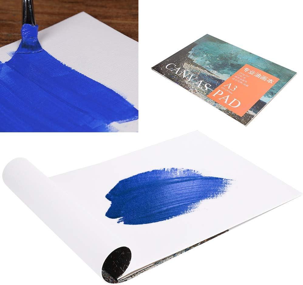 Beginner-Friendly A3 Oil Painting Paper Pad Book - Cotton Canvas Pad ...