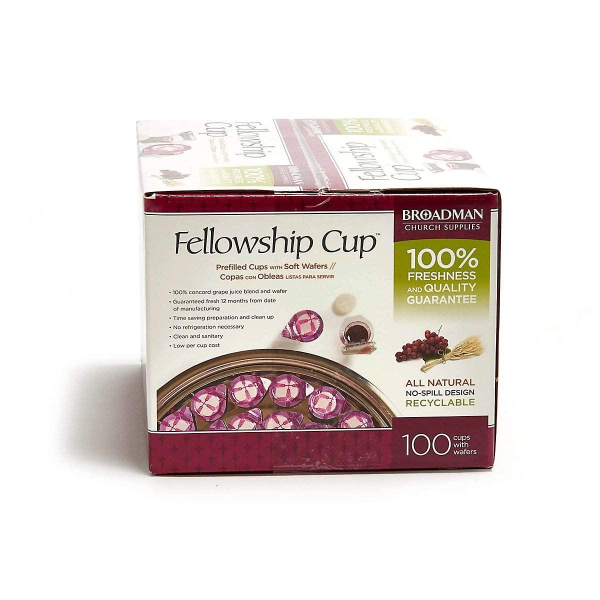 Broadman Pre-filled Communion Cups & Wafer Set - 100 Count | Church ...