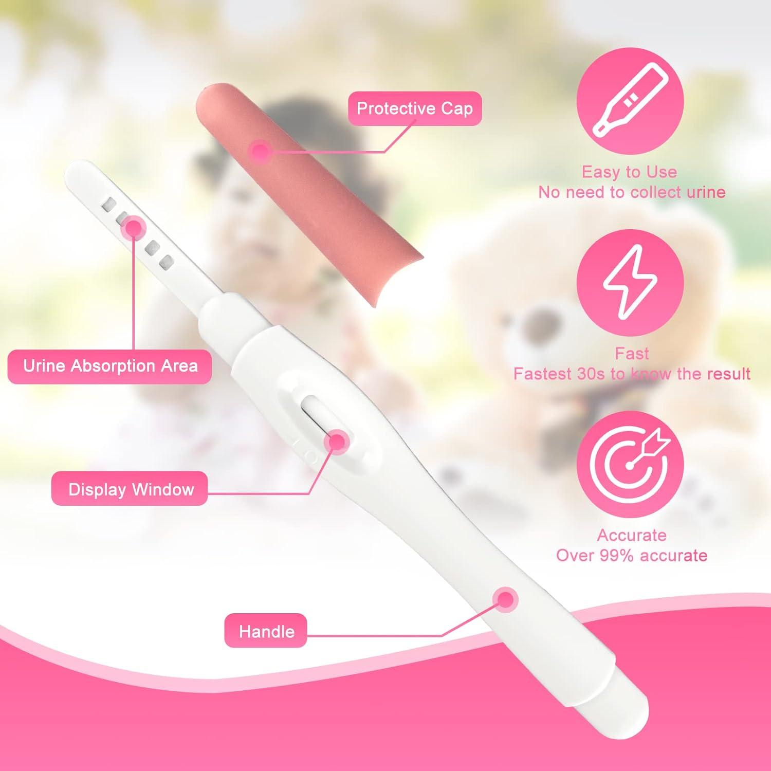 Early Detection HCG Pregnancy Tests - Individually Sealed Home Test ...