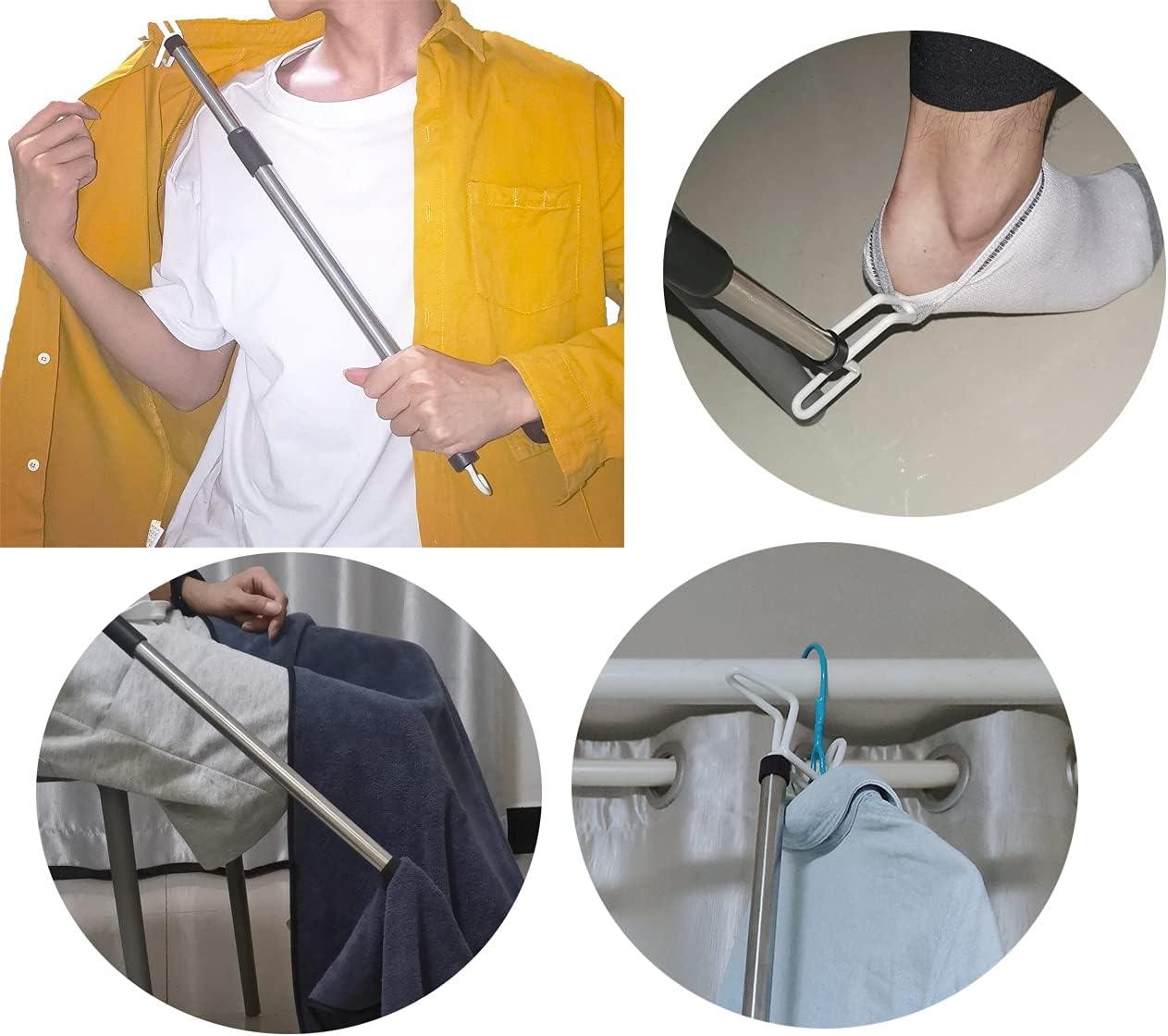 TOPFENG 26 Adjustable Dressing Stick for Shirts, Shoes, Socks ...
