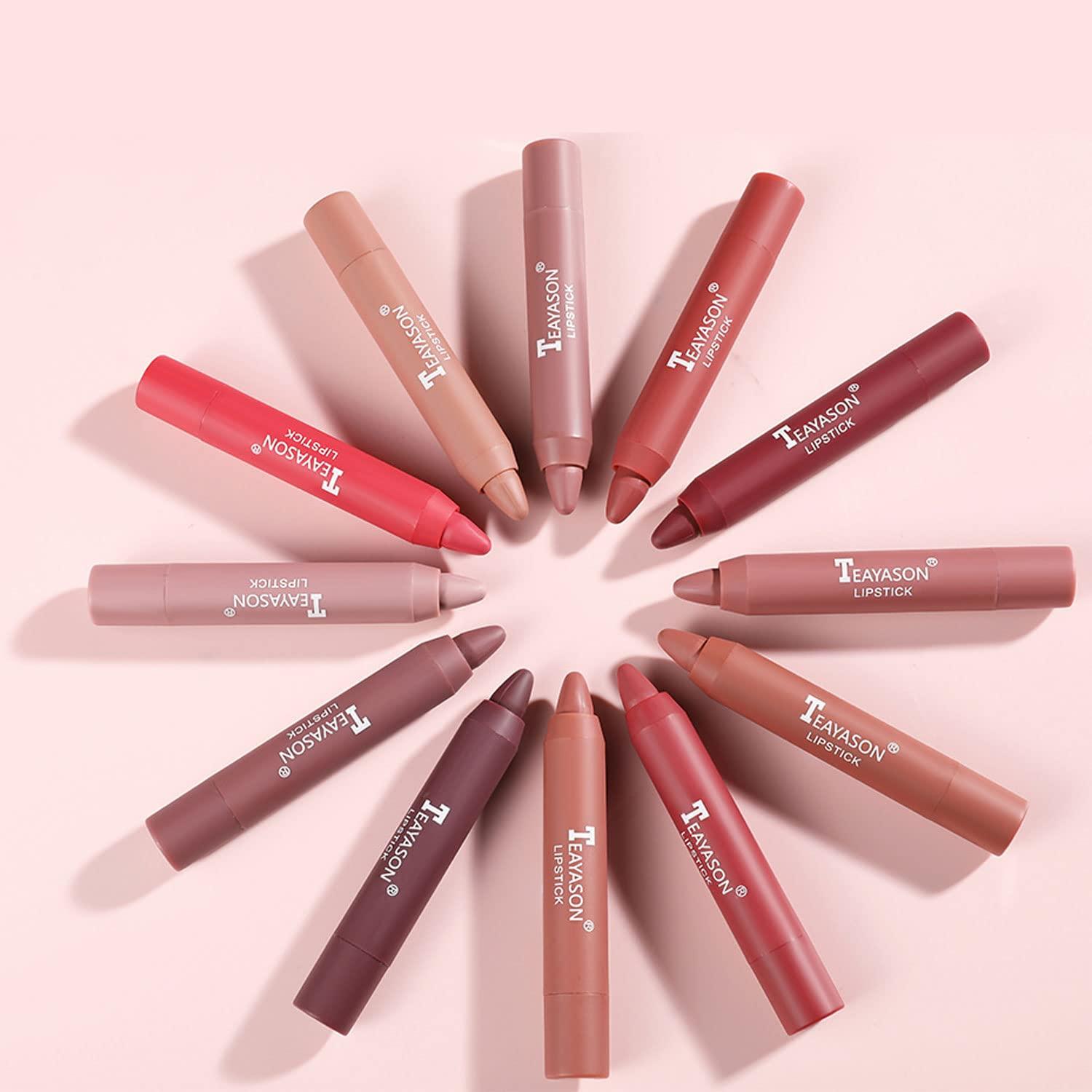 Smooth Matte Lipstick Pack Set - 3 Colors Moisture Longwear Lip Crayon ... Smooth Matte Lipstick Pack Set - 3 Colors Moisture Longwear Lip Crayon ...