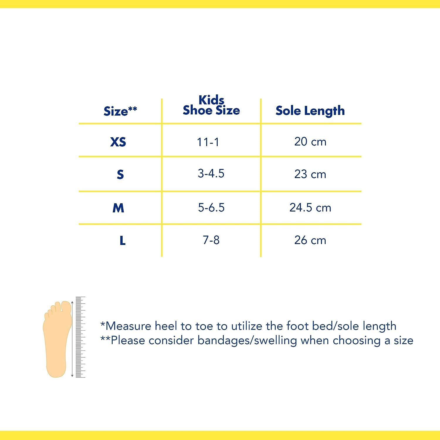 Brace Align Pediatric Children s Square Toe Post Op Shoe For Kids and ...