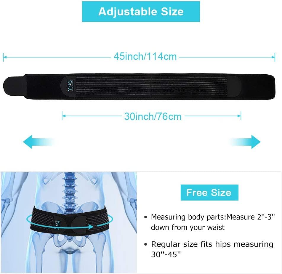 Sacroiliac Belt for Men and Women - SI Joint Brace for Sciatica & Hip ...