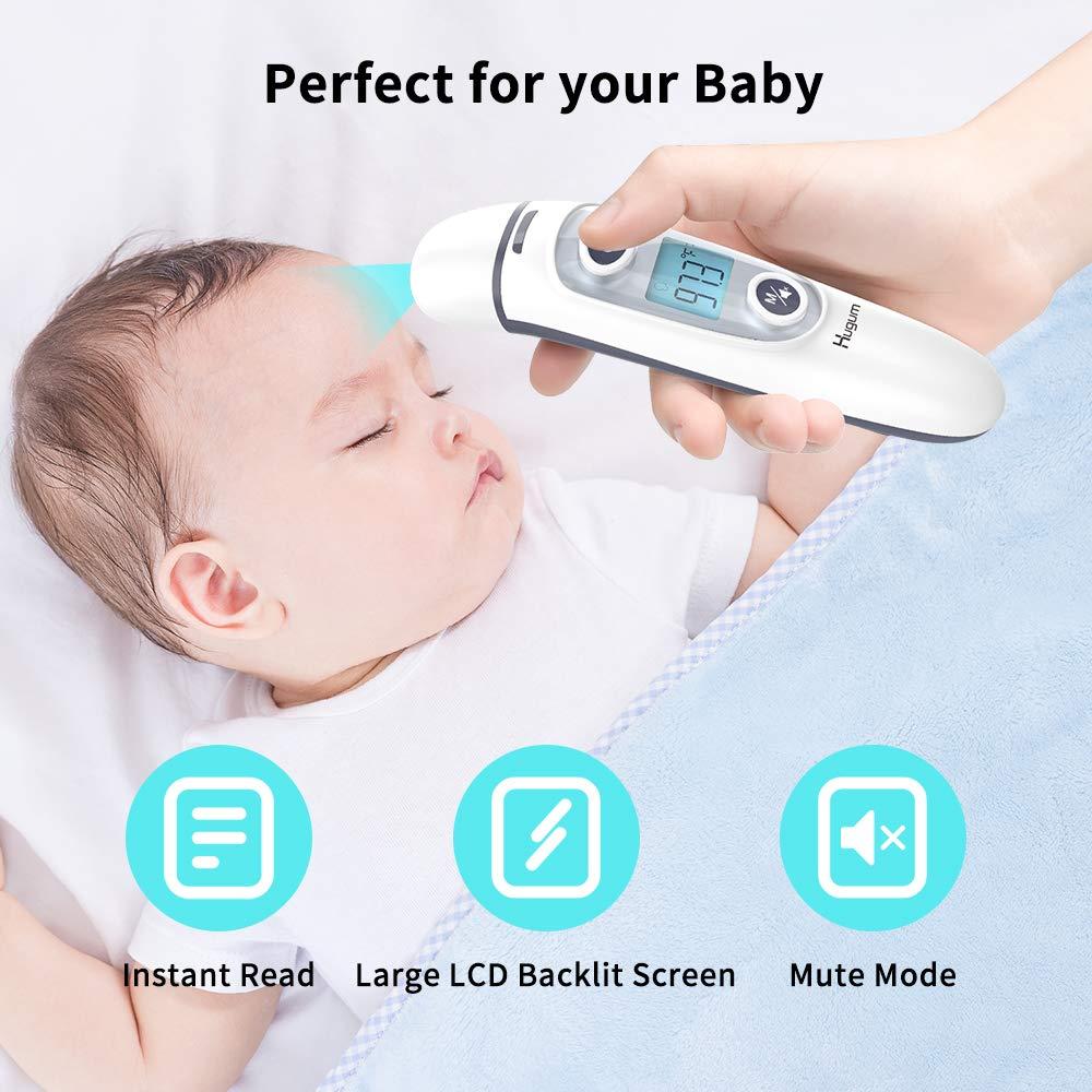 Digital Infrared Forehead & Ear Thermometer for All Ages - Non-Touch ...