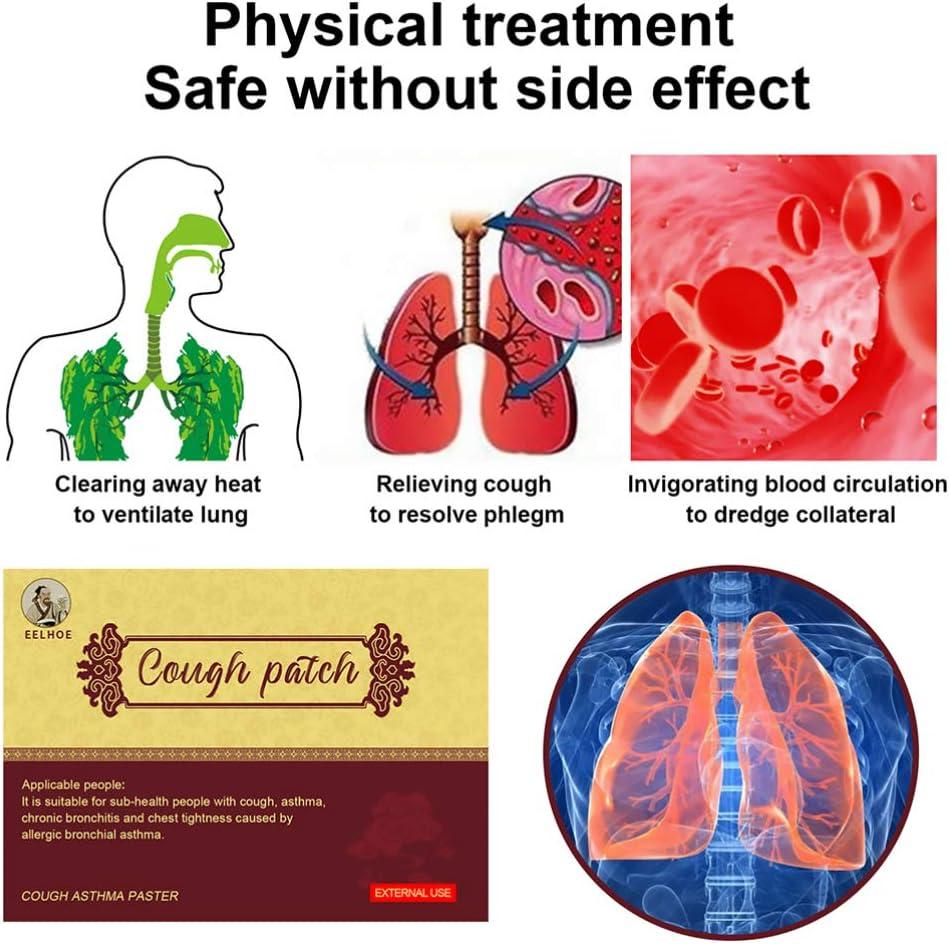 Healifty 8pcs Herbal Cough Patches - Respiratory Relief Stickers for ...