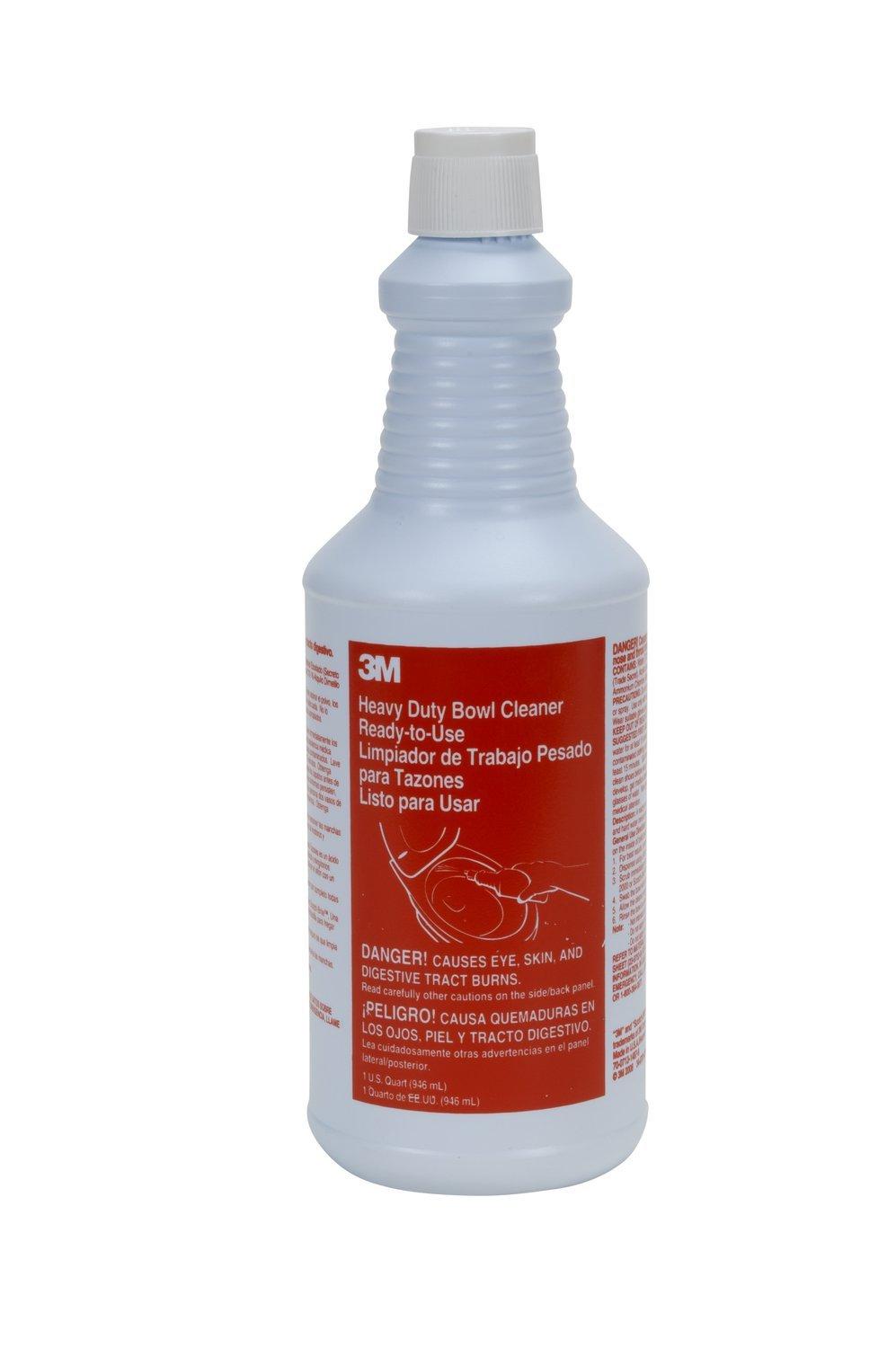 3M Heavy Duty Acid Bowl Cleaner - Ready-to-Use - 1 Quart - 12/Case ...