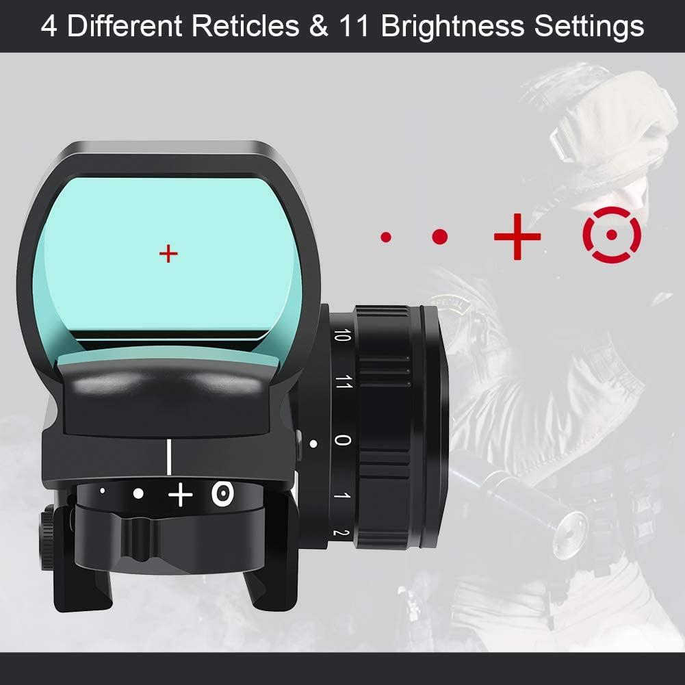 OTW RS-25 Reflex Sight 1x22x33mm | Red Dot Sight w/ Multiple Reticles ...