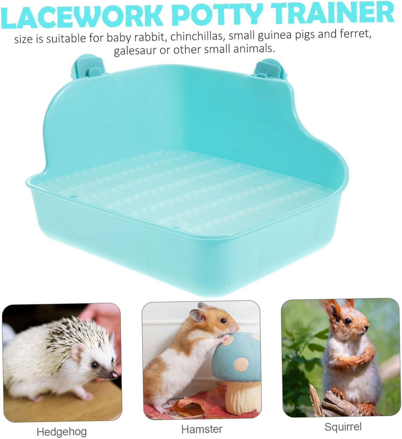 FOMIYES Hamster Potty Corner Litter Guinea Pig Green Ferret Animal ...