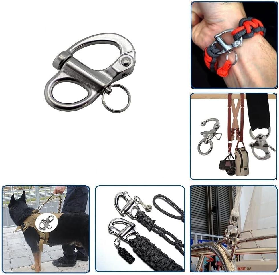 Ayunwei 35mm/52mm Fixed Snap Shackles - Set of 5 Pcs | 316 Stainless ...