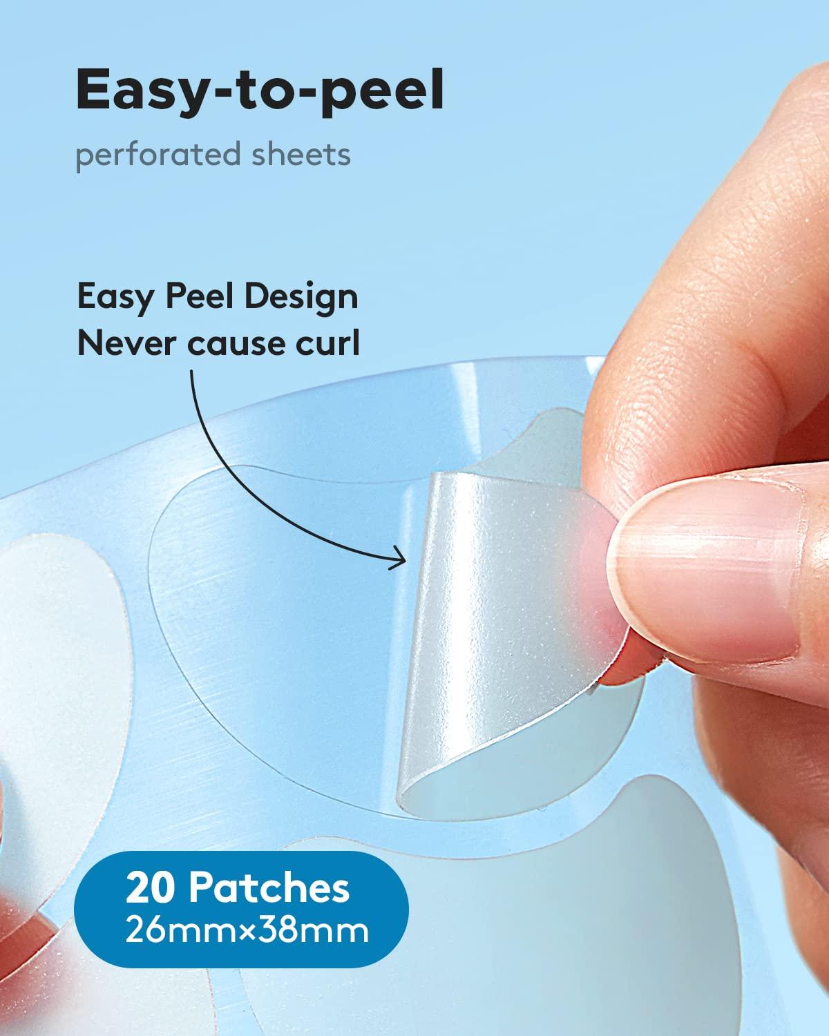 LitBear Extra Large Hydrocolloid Acne Patches with Tea Tree & Calendula ...