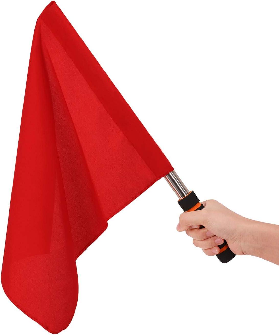 Volleyball Line Judge Flag Set | Sports Referee Flags with Stainless ...