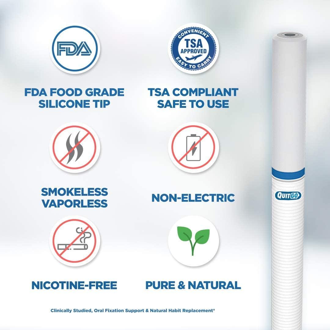 Smokeless Inhaler for Oral Fixation Support - 2 Pack Fresh Mint, Soft ...