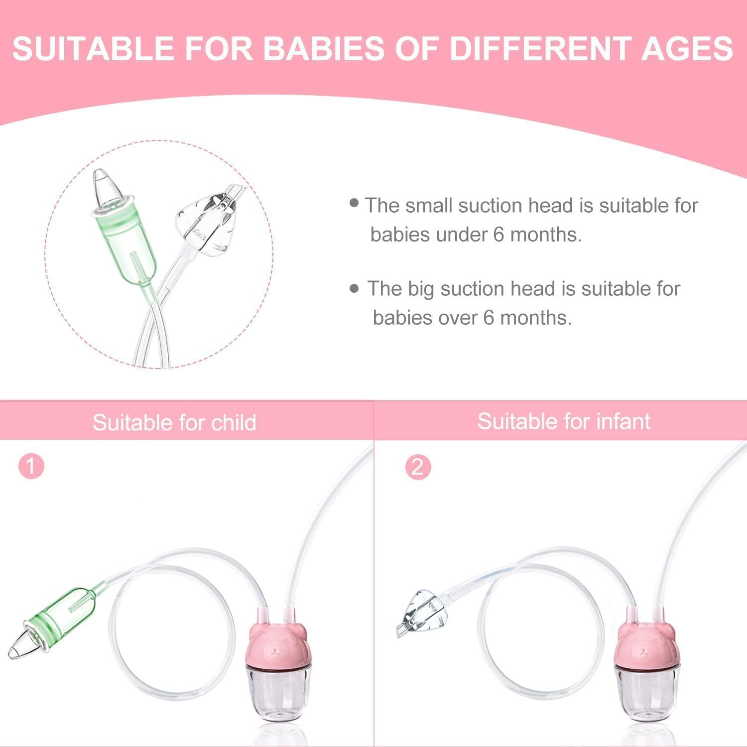 Electric Nasal Aspirator for Babies | Adjustable Nose Sucker with 2 ...