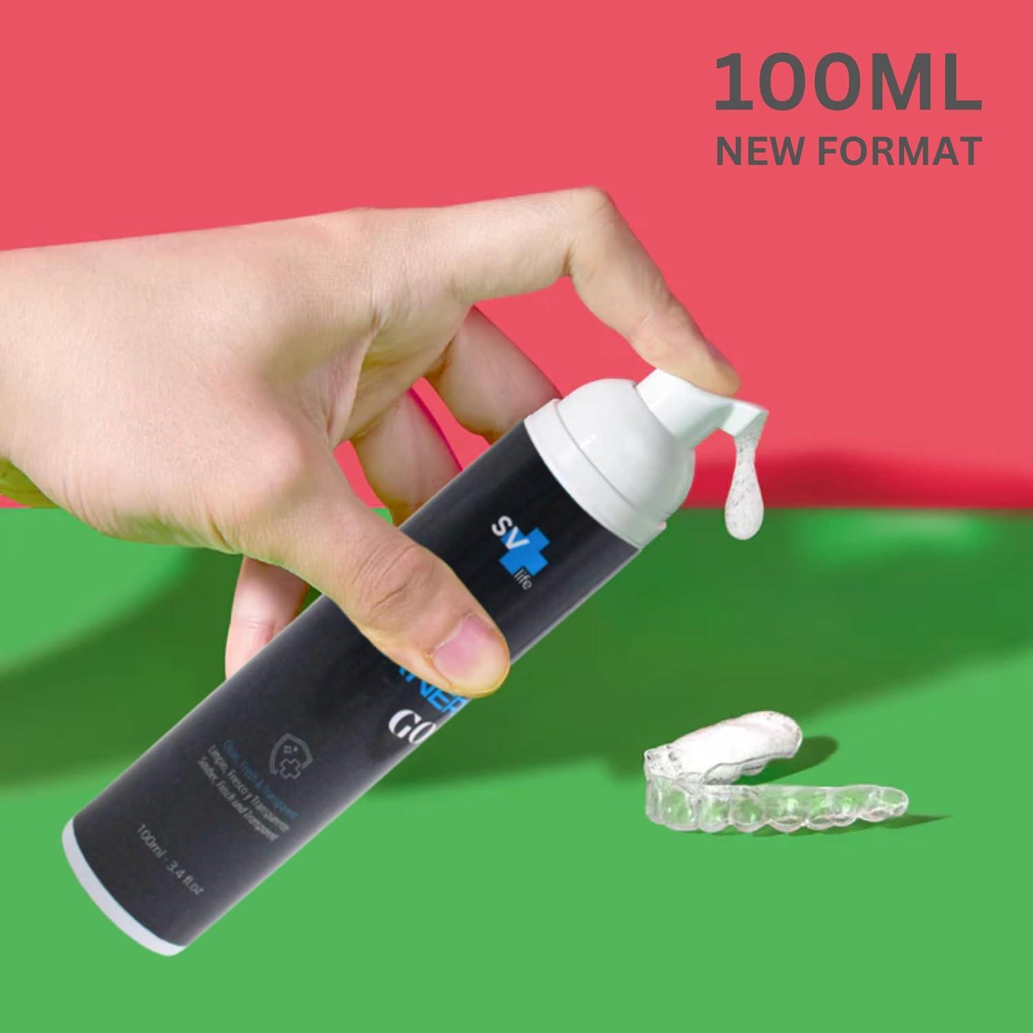 Cleaning Foam for Transparent Retainers & Aligners | Antibacterial 2-in ...