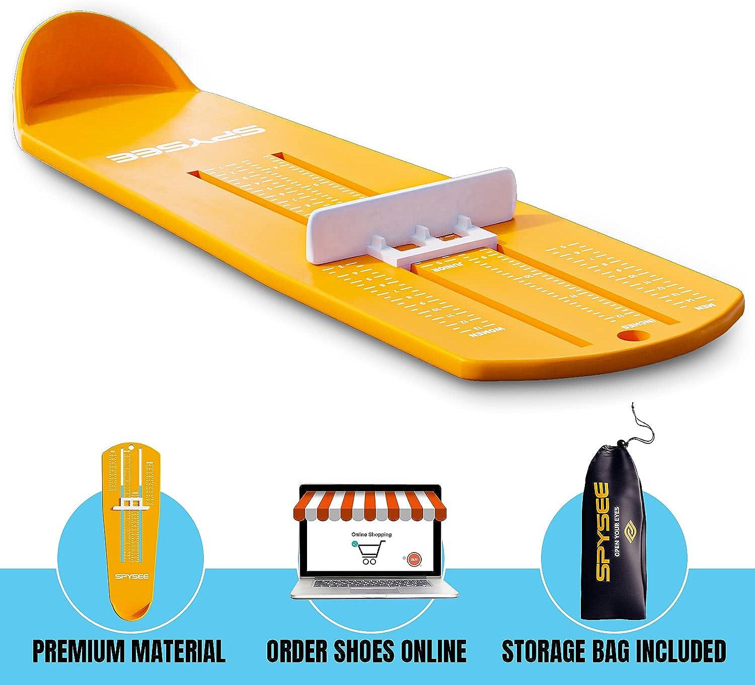 SPY SEE OPEN YOUR EYES Foot Measurement Device - Shoe Sizer for Adults ...