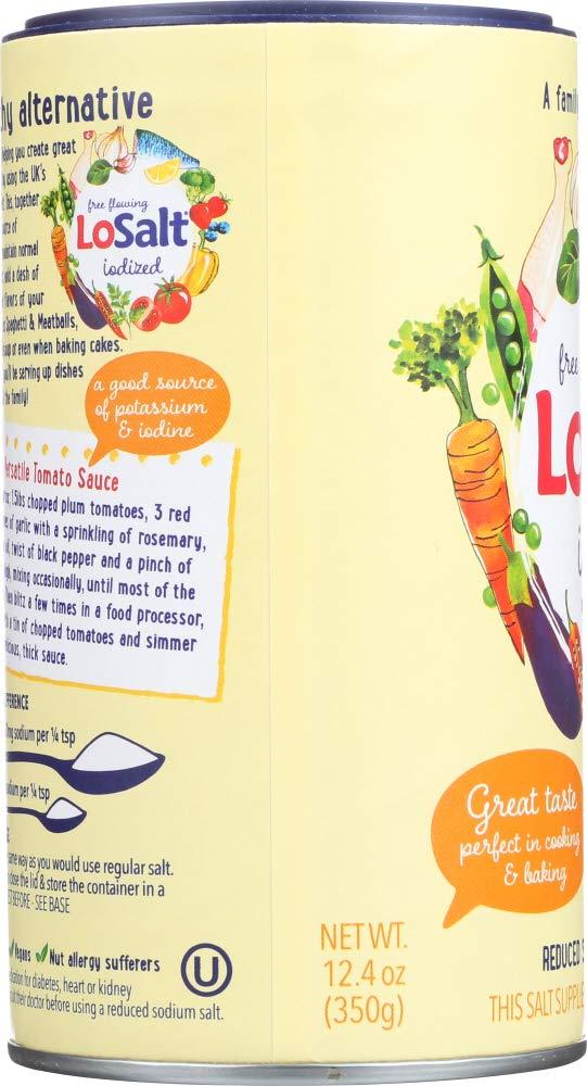 Losalt Iodized Salt 12.35 oz - 12.35 Ounce (1 Pack) | Essential Mineral ...