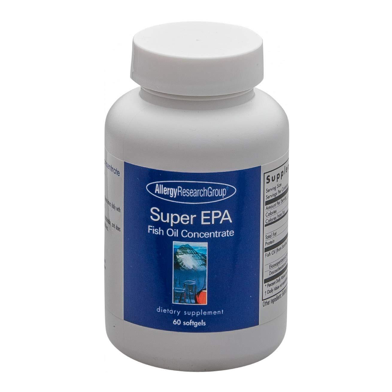 Buy Allergy Research Group Super EPA Fish Oil Concentrate - 60 Softgels ...