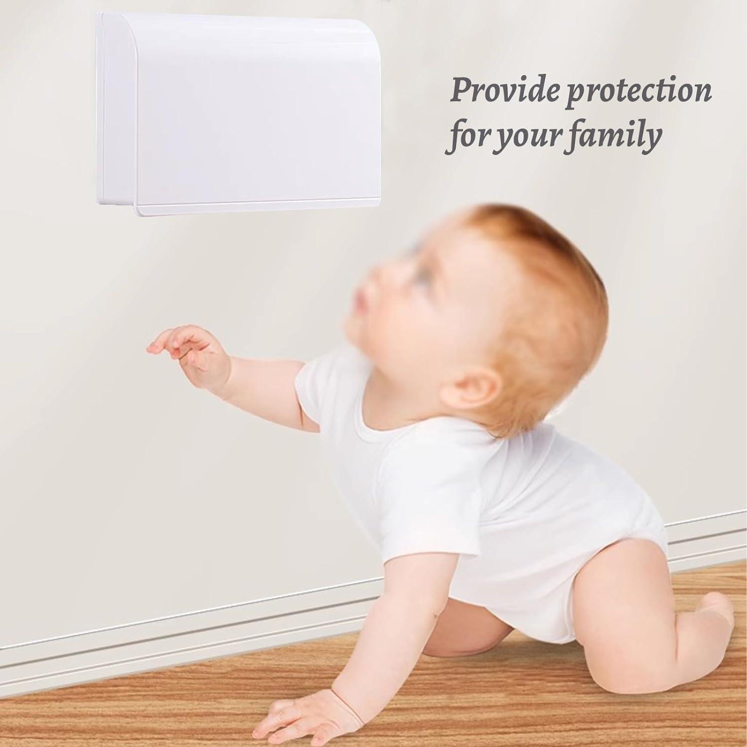 CZEUTB Waterproof UK Plug Socket Covers - Double White Socket Cover ...