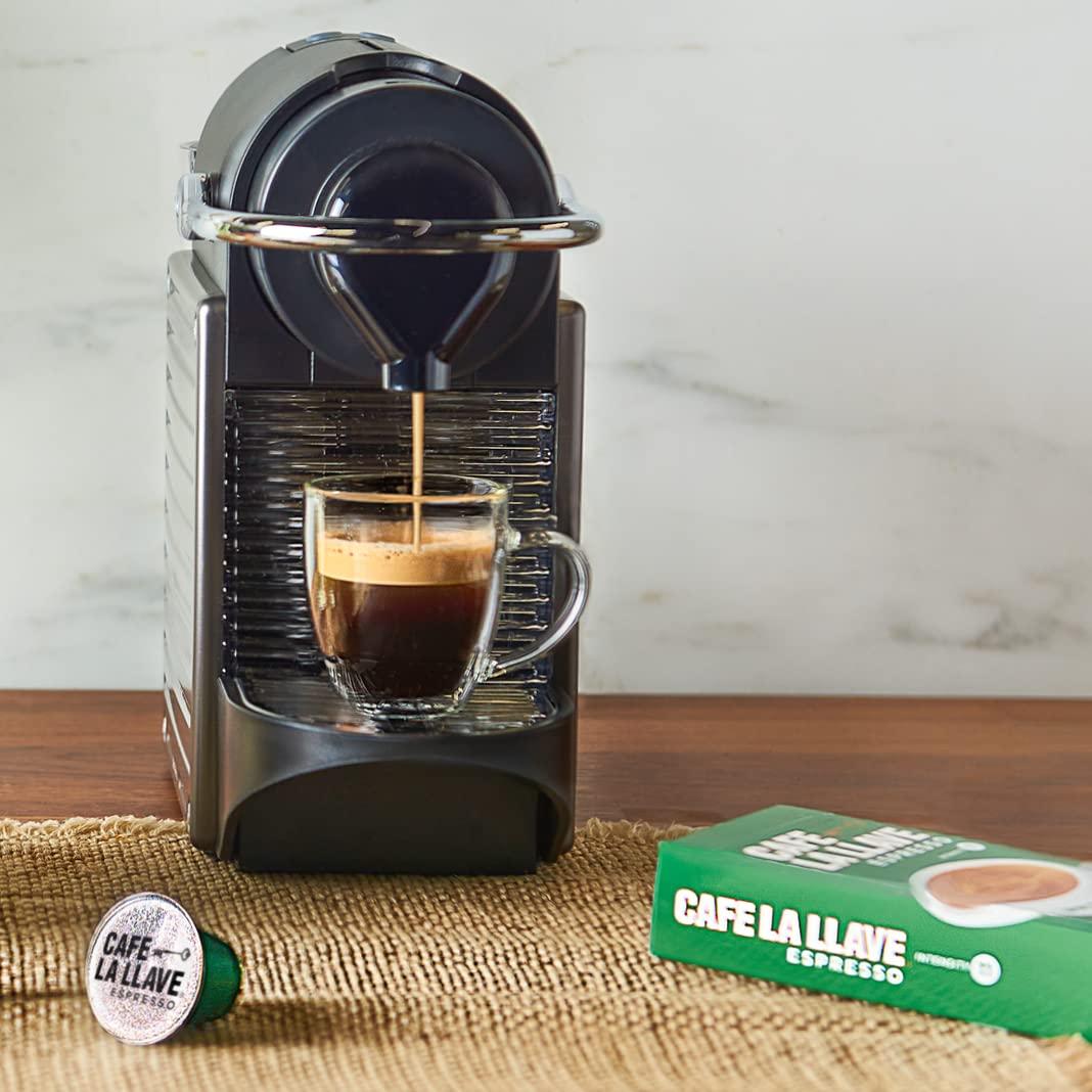 Cafe La Llave Espresso Capsules 80ct - Intensity 11 Dark Roast Espresso ...
