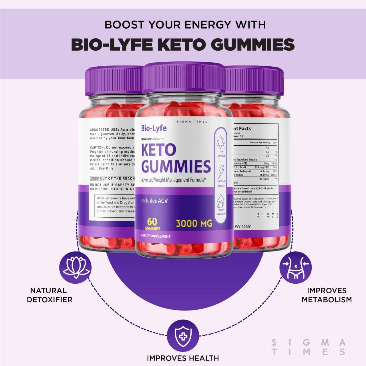 Biolyfe Keto Gummies 3000mg - Advanced Weight Loss with ACV - Shark ...