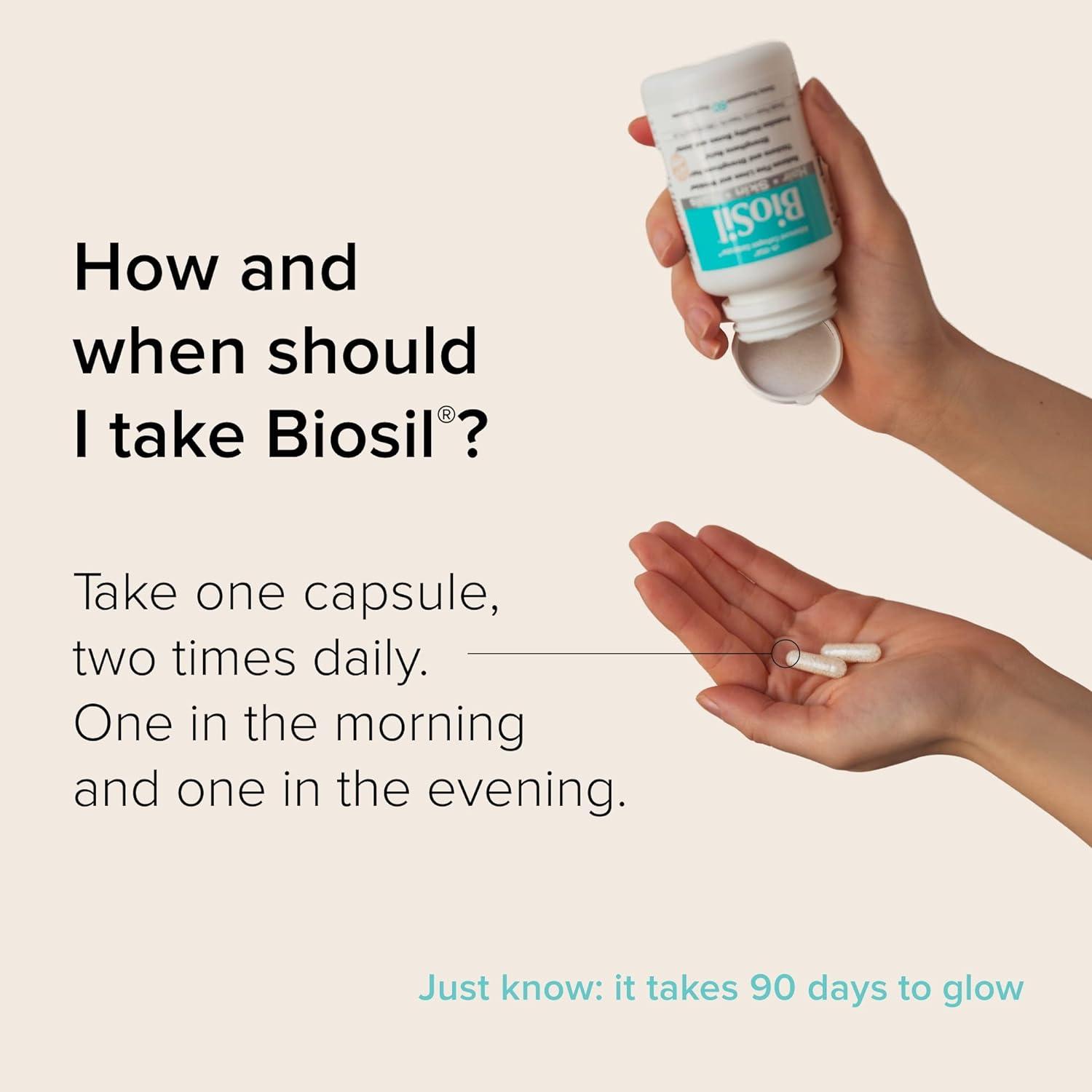 Biosil Collagen Generator - 60 Capsules x 2 - Patented ch-OSA Complex ...