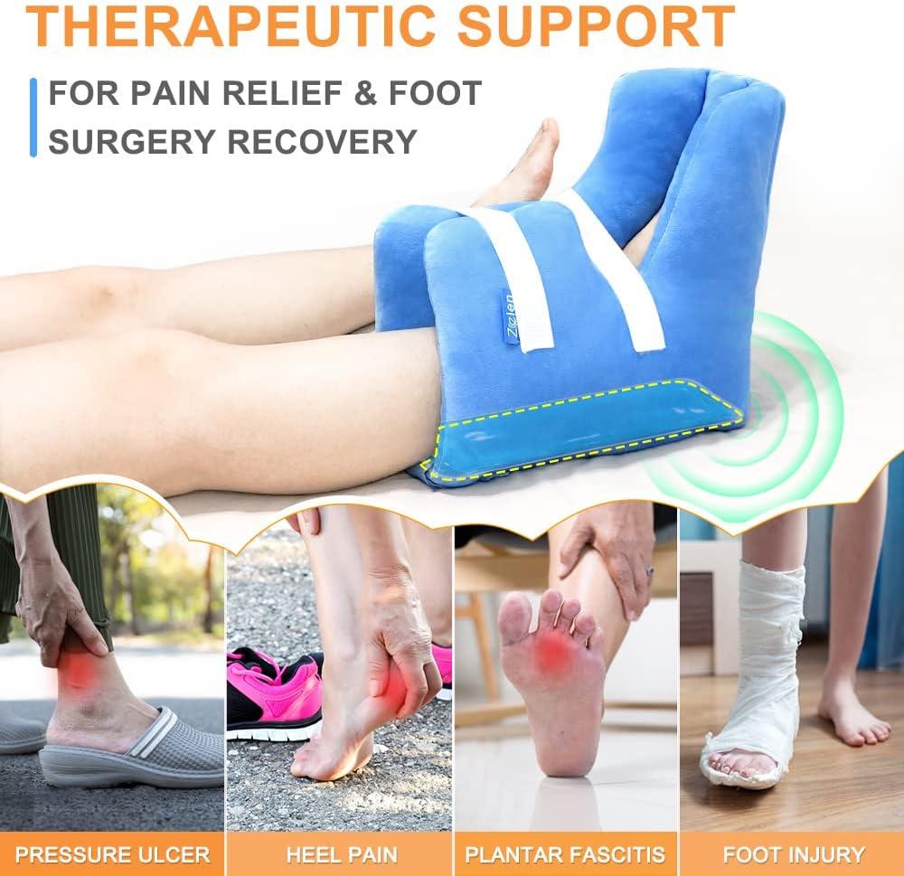 Pressure Sore Heel Protector Cushion with Cooling Gel Pack - Offloading ...