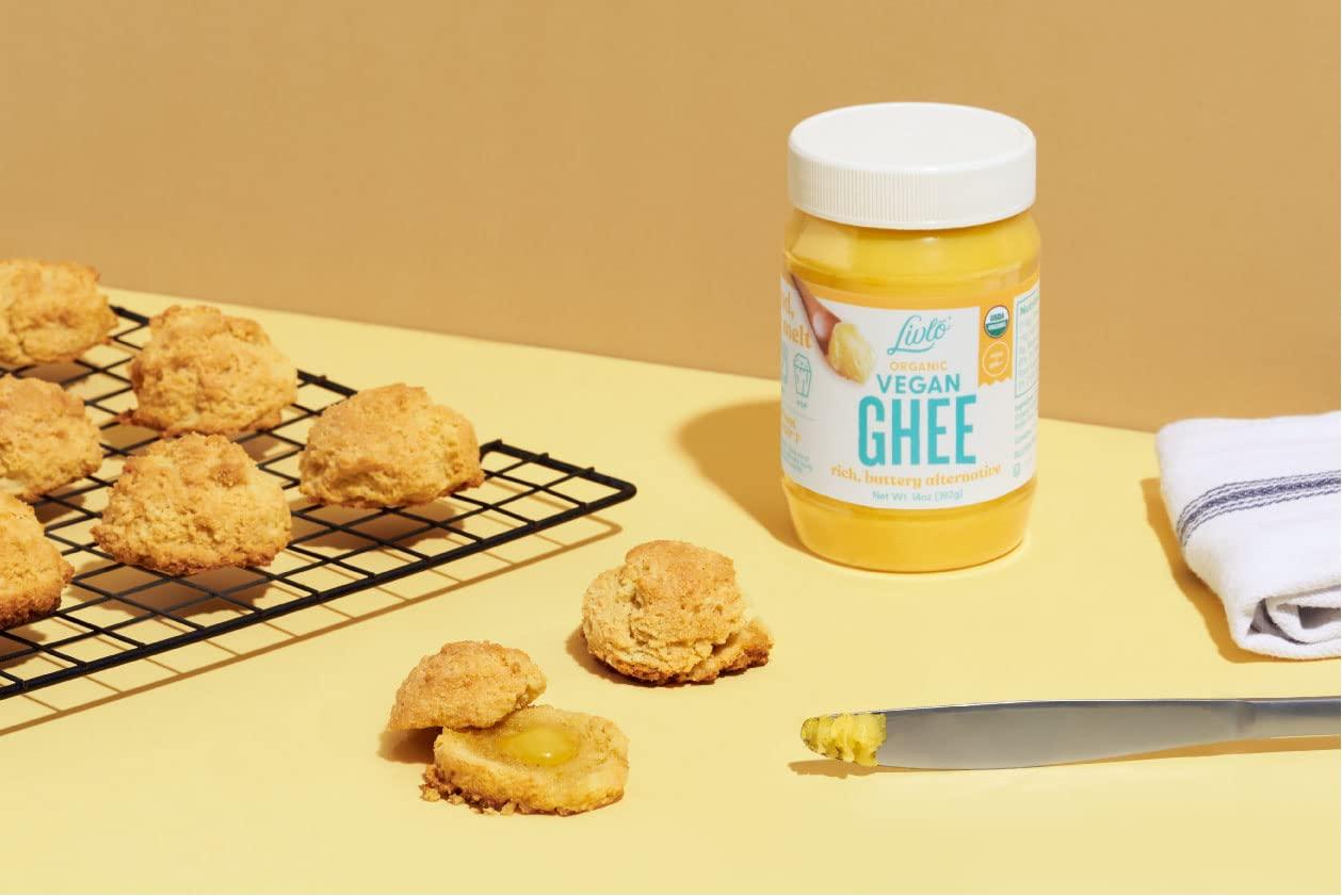 Livlo Organic Vegan Ghee - Dairy-Free Plant Based Butter Substitute ...