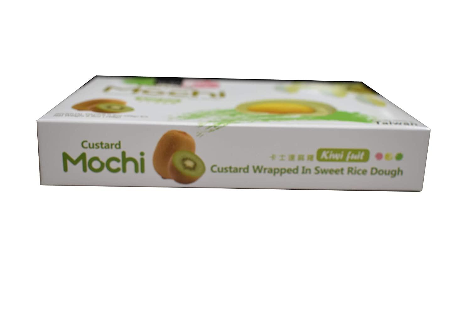 Japanese Kiwi Fruit Custard Mochi - 168g | Authentic Japanese Dessert ...
